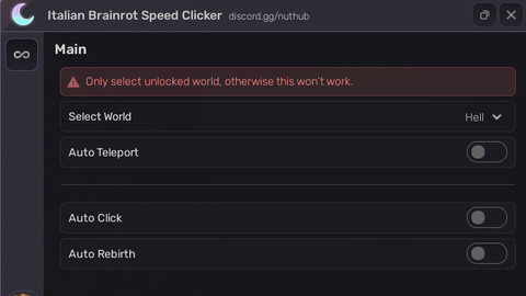 Italian Brainrot Speed Clicker 🧠⚡ | Instant Win Farm Instant Rebirth ...