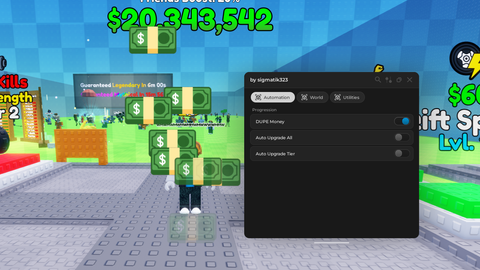 [💪] Be a Bodybuilder | OP Dupe Money Auto Upgrade Remove Donate Buttons — Roblox Scripts ...