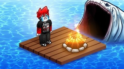 [ Winter Part 2] Survive on a Raft | Collect Items Box Chest Inf Jump ...