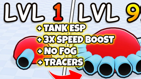 💥 Tank Game! | 3x Speed, Tank ESP, Tracers, Remove Fog — Roblox Scripts ...