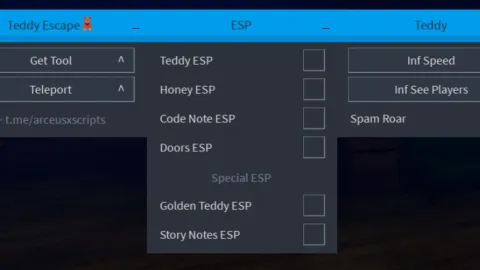 Teddy Escape🧸 | Escape — Roblox Scripts | ScriptBlox