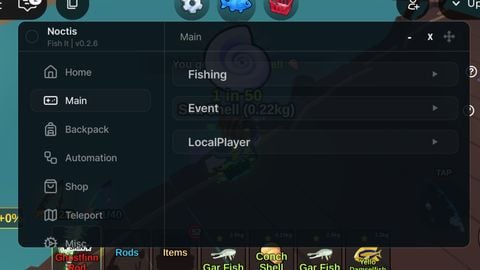 [🎄] Fish It! 🐟 | NOCTIS FISH IT KEYLESS NOCTISHUB — Roblox Scripts | ScriptBlox