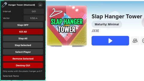 Slap Hanger Tower | Troll gui 6 7 — Roblox Scripts | ScriptBlox