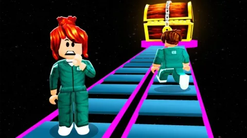 Glass Bridge For VIP! Squid Game Obby | free product — Roblox Scripts ...