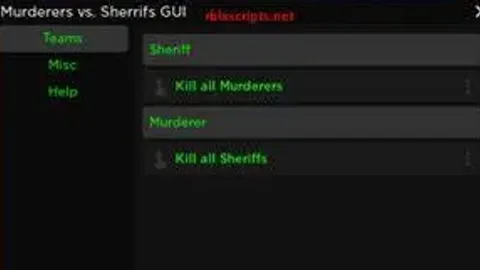 Murderers VS Sheriffs DUELS | Ken — Roblox Scripts | ScriptBlox