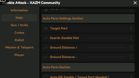 Zombie Attack | XAZM Hub OP Script — Roblox Scripts | ScriptBlox