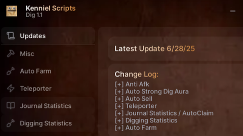 DIG 💛 | Kenniel Scripts — Roblox Scripts | ScriptBlox
