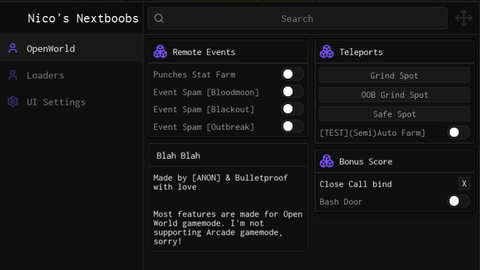 nico's nextbots 😂 | 0.0.8 — Roblox Scripts | ScriptBlox