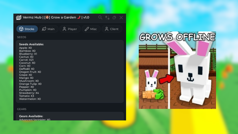 [🌱] Grow a Garden 🌶️ | Auto Buy Seed Gear Egg Auto Harvest and more ...