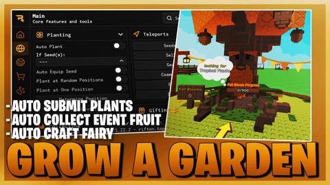 [📜] Grow a Garden 🌶️ | RIFT | AUTO SUBMIT PLANT + AUTO COLLECT EVENT ...
