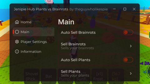 [🎃] Plants Vs Brainrots 🌻 | Jenipie Hub — Roblox Scripts | ScriptBlox