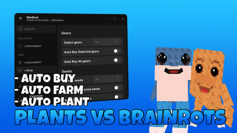 [🎅] Plants Vs Brainrots 🌻 | Script for — Roblox Scripts | ScriptBlox