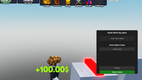 Case Rolling RNG | Auto farm and auto open cases — Roblox Scripts ...