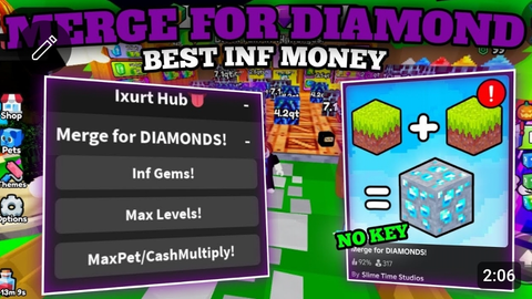 Merge for DIAMONDS! | Best Script — Roblox Scripts | ScriptBlox