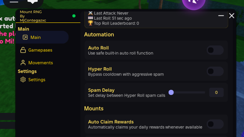 [🐲] MOUNT RNG | Script Auto Farm And More Keyless Script — Roblox Scripts | ScriptBlox