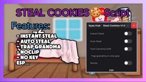 STEAL COOKIES🍪 | Kyaa Hub — Roblox Scripts | ScriptBlox