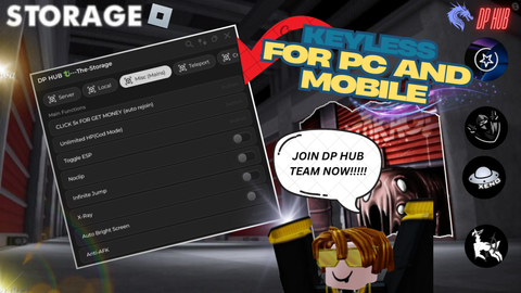 The Storage | DP HUB best script of 2025 — Roblox Scripts | ScriptBlox