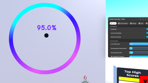 Draw Perfect Circle! | Script madeby gold draws a perfect circle ...