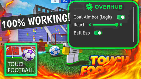 Touch Football | Goal Aimbot Reach and OP Features — Roblox Scripts | ScriptBlox