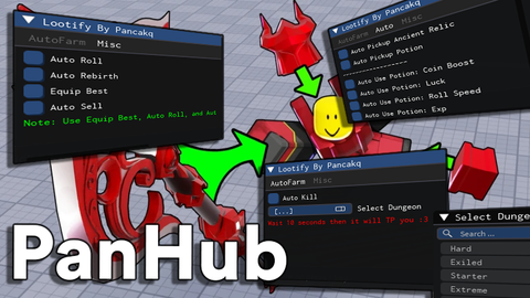 [Demon Slayer]Lootify | PanHub Auto Potion Update — Roblox Scripts | ScriptBlox