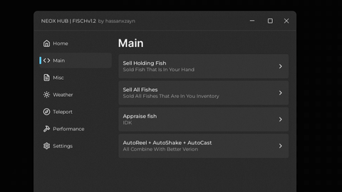 Fisch 🎄 [SANTA] | Neox Hub OPEN SRC — Roblox Scripts | ScriptBlox