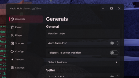 Fisch ️ | Naoki Hub OPEN SRC KEYLESS — Roblox Scripts | ScriptBlox