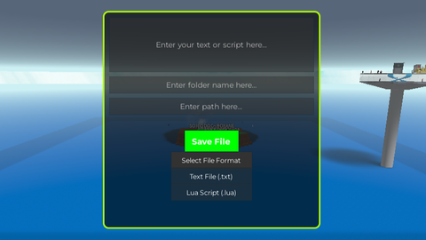 Universal Script 📌 | LUA or TXT File Saver Gui FOR LAZY PEOPLE ONLY :/ — Roblox Scripts | ScriptBlox