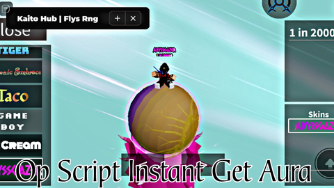Fly Rng🚀 | Op Script Instant Get All Auras — Roblox Scripts | ScriptBlox