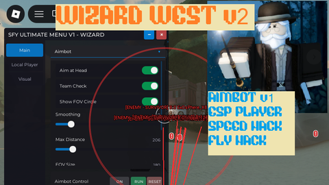 Wizard West | WIZARDWEST V2 AIMBOT ESP H4CK SPEED H4CK FLY H4CK BETA — Roblox Scripts | ScriptBlox