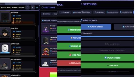 RIVALS | Mod detector Player info — Roblox Scripts | ScriptBlox