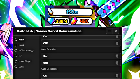 Demon Sword Reincarnation [Anime Battle⚔️] | Inf Robux Egg and more ...