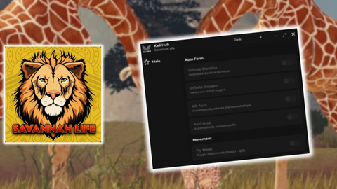 Savannah Life | Kill Aura Anti Grab Infinite Stamina Infinite Oxygen ...