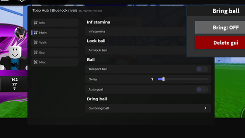 [LAVINHO] Blue Lock: Rivals | Tbao Hub — Roblox Scripts | ScriptBlox