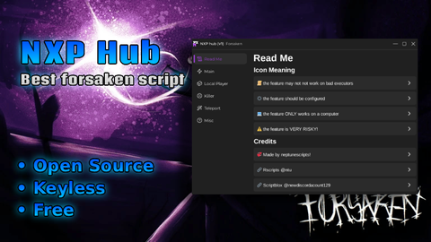 [G666😈 ] Forsaken | NXP Hub — Roblox Scripts | ScriptBlox