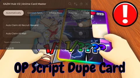 [NEW]Anime Card Master | OP XAZM Hub 25 Feature — Roblox Scripts ...