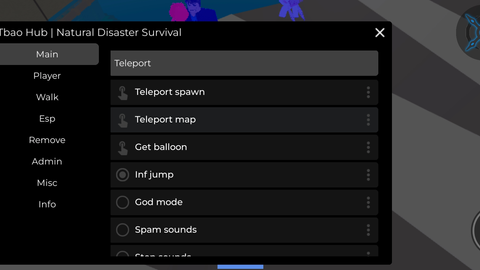 Natural Disaster Survival | Tbao Hub — Roblox Scripts | ScriptBlox