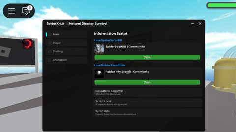 Natural Disaster Survival | NEW Script SpiderXHub — Roblox Scripts ...