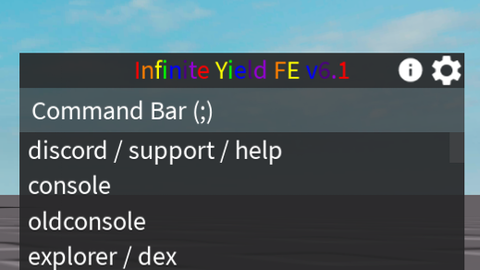 Universal Script 📌 | Infinite yield but with rainbow name — Roblox ...
