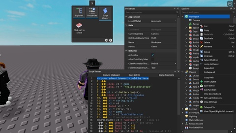 Universal Script 📌 | DEX Explorer For Mobile — Roblox Scripts | ScriptBlox