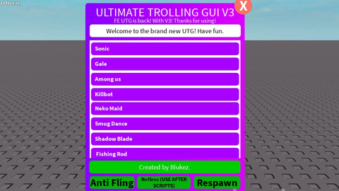 Universal Script 📌 | troll gui — Roblox Scripts | ScriptBlox