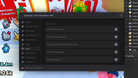 Universal Script 📌 | auto farm auto egg hatch auto breakables — Roblox Scripts | ScriptBlox