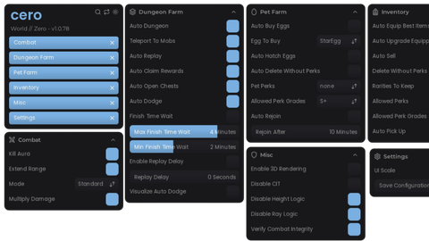World // Zero ⚔️ Anime RPG | Cero Auto Dungeon Pet Farm etc — Roblox ...
