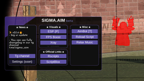 Games Unite Testing Place | Sigma Aim — Roblox Scripts | ScriptBlox