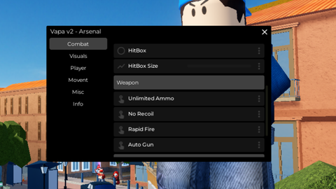 Arsenal | VapaHub — Roblox Scripts | ScriptBlox