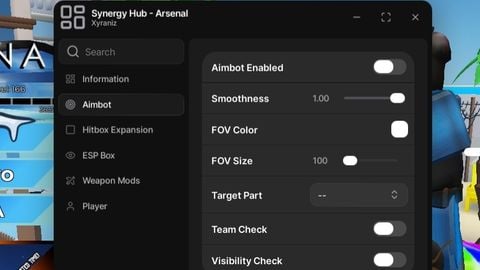 ️Arsenal | Synergy Hub — Roblox Scripts | ScriptBlox