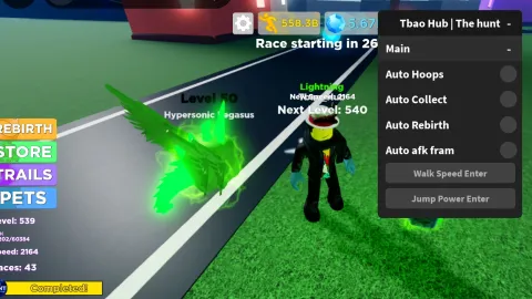 Legends Of Speed ⚡ | The hunt — Roblox Scripts | ScriptBlox