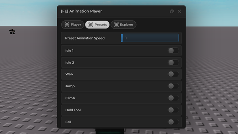 Universal Script 📌 | FE Anim Player — Roblox Scripts | ScriptBlox