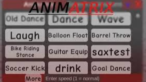 Universal Script 📌 | Animatrix IlI Alot Of Animations IlI — Roblox Scripts | ScriptBlox