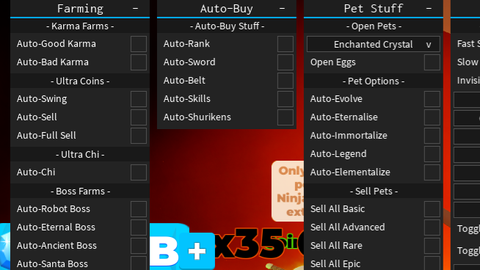 ⚡Ninja Legends | Script for — Roblox Scripts | ScriptBlox