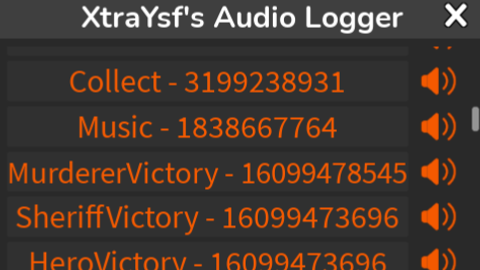 Universal Script 📌 | Audio Logger — Roblox Scripts | ScriptBlox